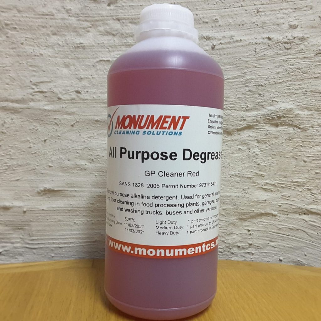 All Purpose Degreaser 1L | Monument Cleaning Solutions
